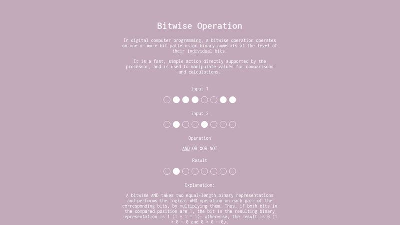 Bitwise Operation