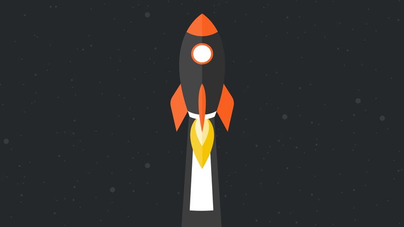 Flying Space Rocket Pure CSS Animation