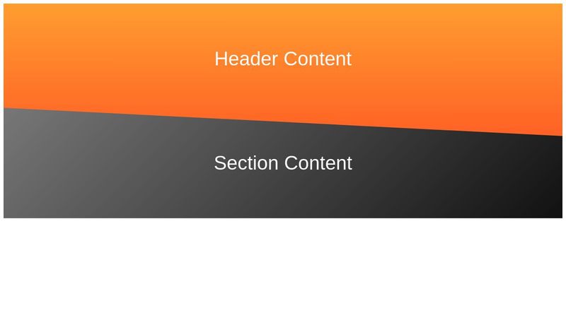 Non-Rectangular Header Using Clip-Path