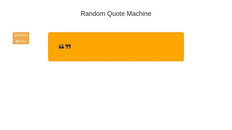 Random Quote Machine