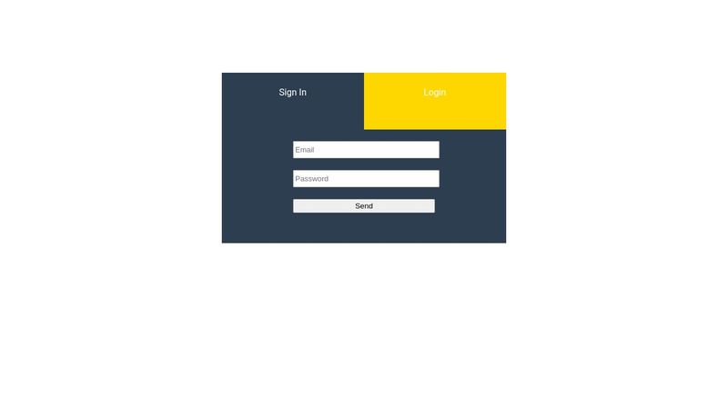 Sign Up/ Login Form with ReactJS