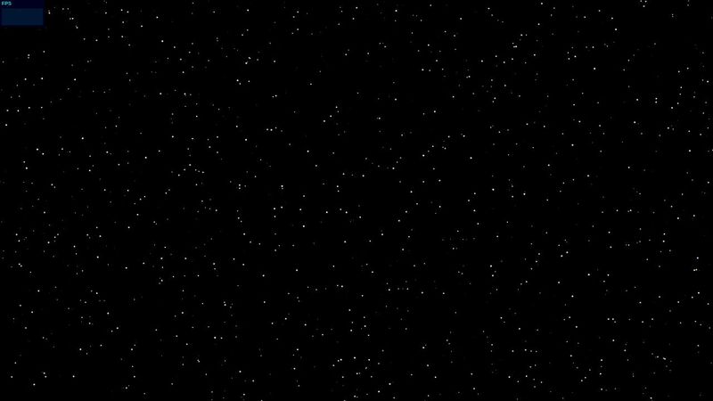 HTML5 Canvas Interactive Starfield (Classes)