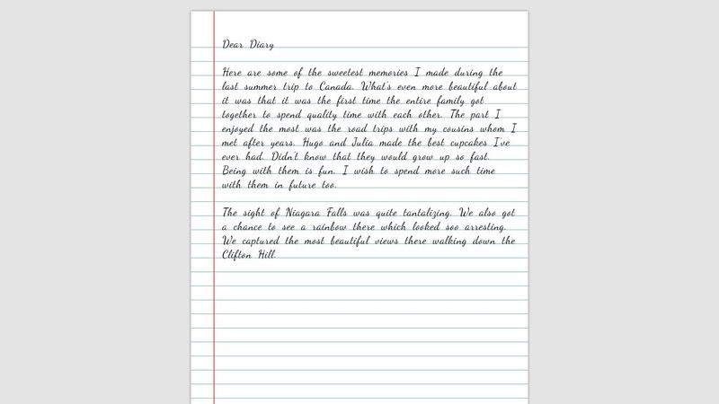 Notebook Effect Using CSS