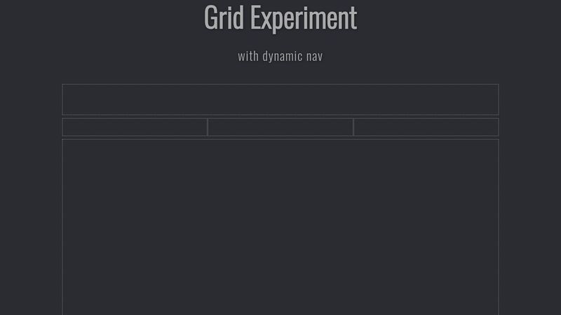 grid-experiment--dynamic nav