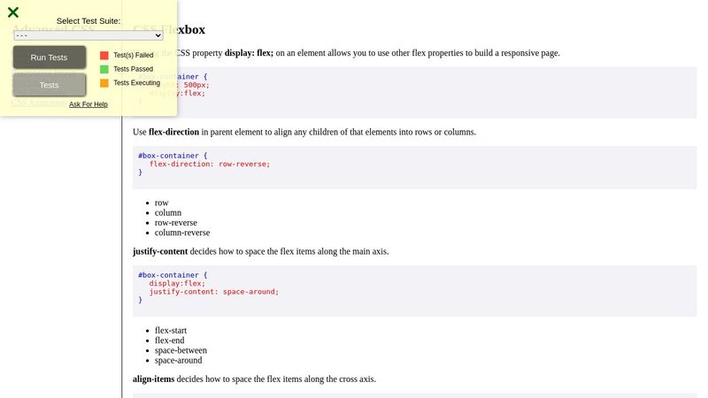 Advanced CSS Documentation