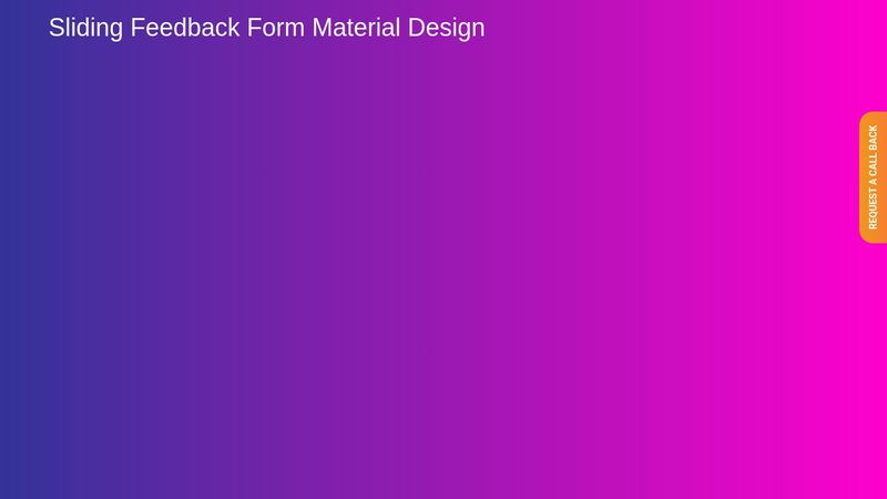 Responsive Feedback Sliding Form Material Design responsive-feedback-sliding-form-material-design