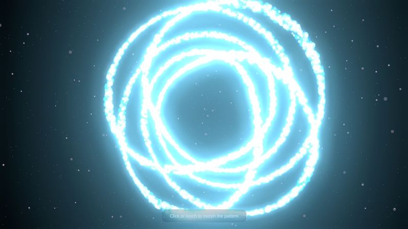 Interactive Particle Morphing with Three.js & GLSL