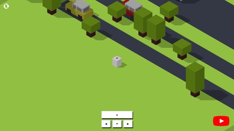 Crossy Road with three.js