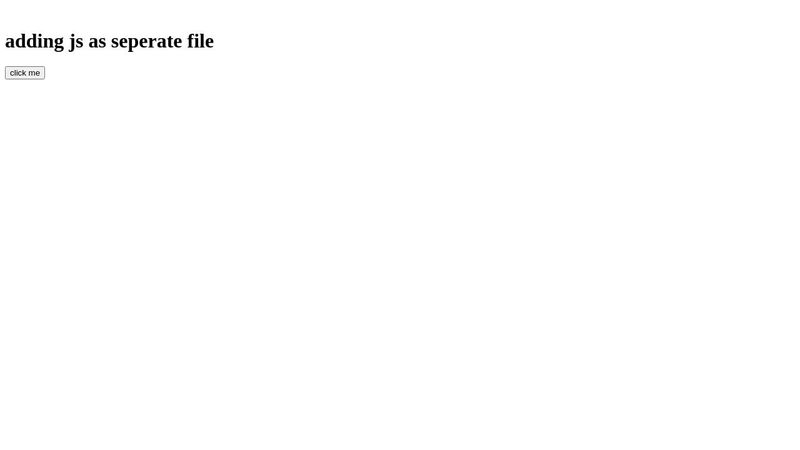adding js as seperate file