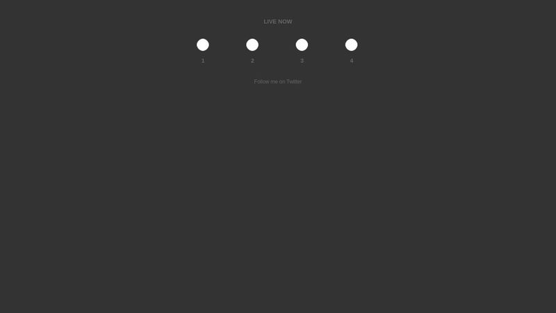 Live indicator animation - pure css