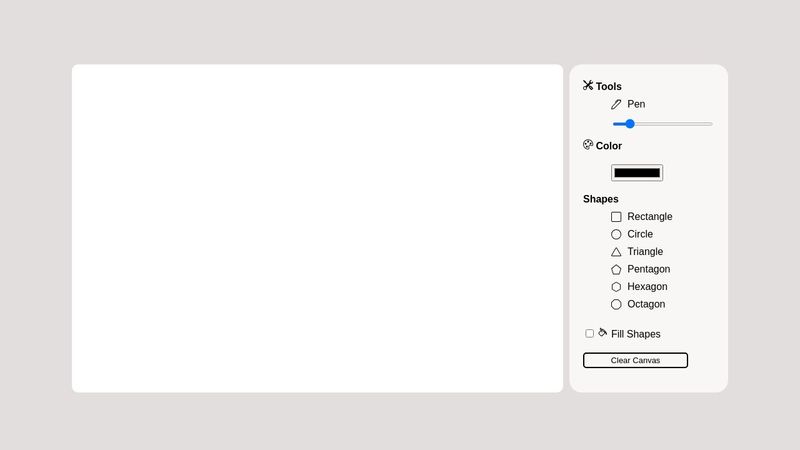 HW 1: HTML5 Canvas Drawing Application