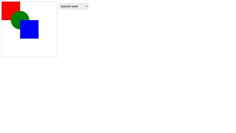 Canvas globalCompositeOperation