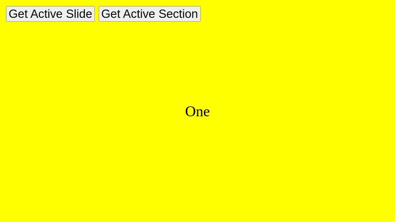 fullPage.js get active slide and section