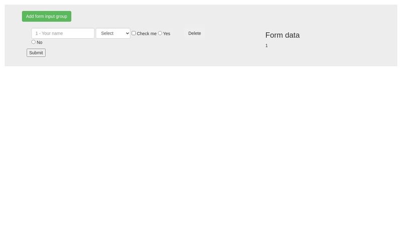 Angular duplicate form element