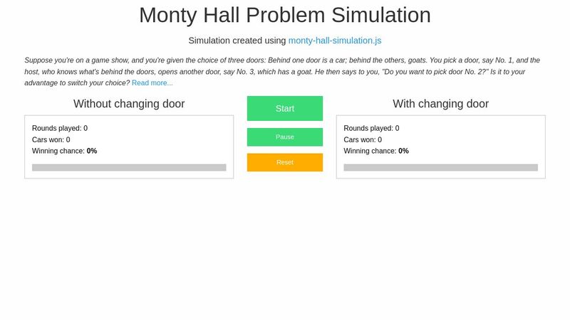 #1 - Monty Hall Simulation