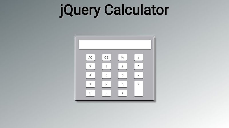 jQuery Calculator