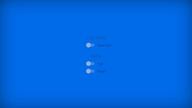 Material-Ui Switch with only CSS