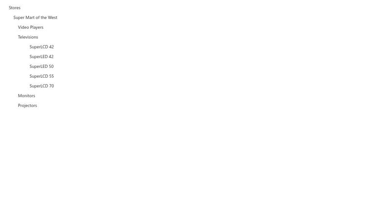 Plain Data Structure - DevExtreme Tree View