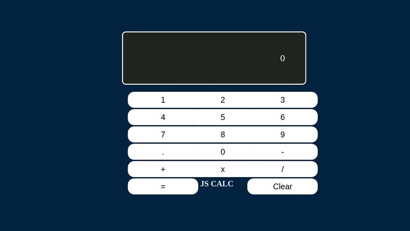 React js Calculator