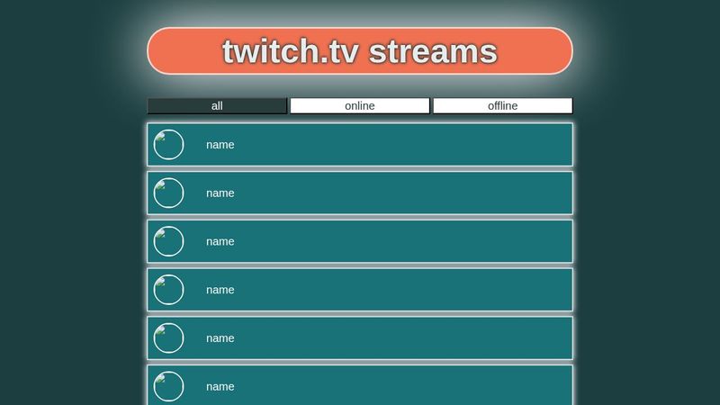 FCC: Twitch.tv JSON API