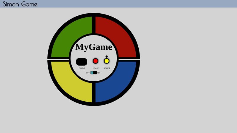 Simon game - FreeCodeCamp