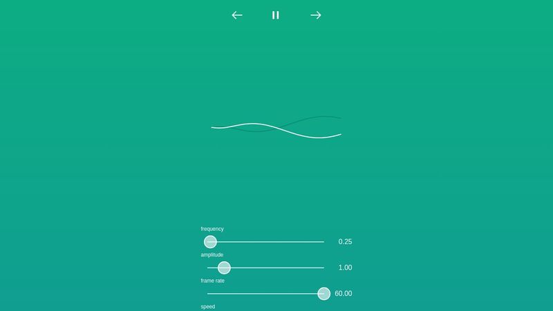 Animated Sine Wave SVG