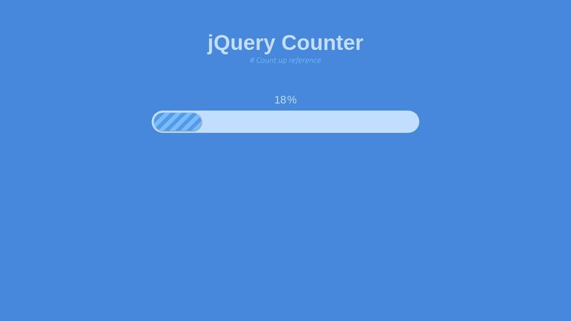 jQuery Counter