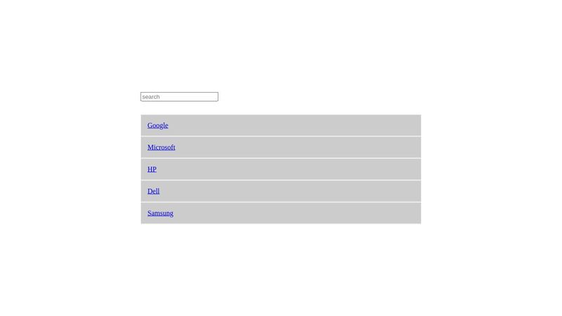 Simple jQuery Search Filter