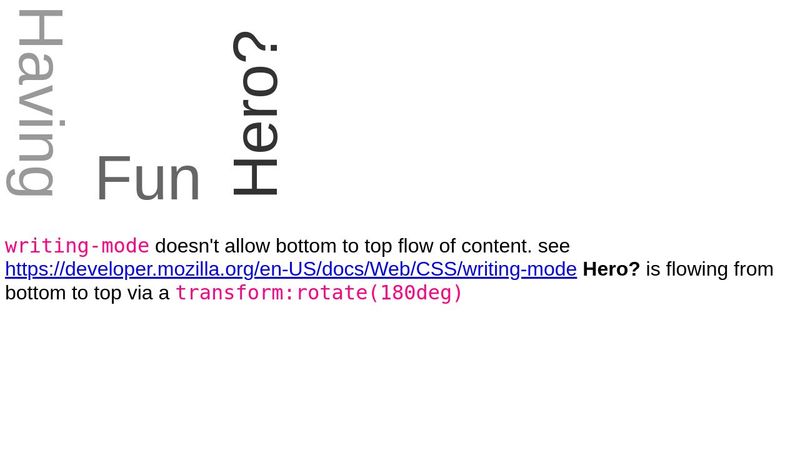 playing around with writing-mode CSS property.