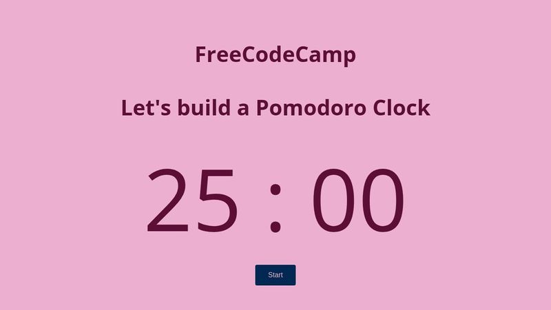Javascript CSS3 Pomodoro Timer