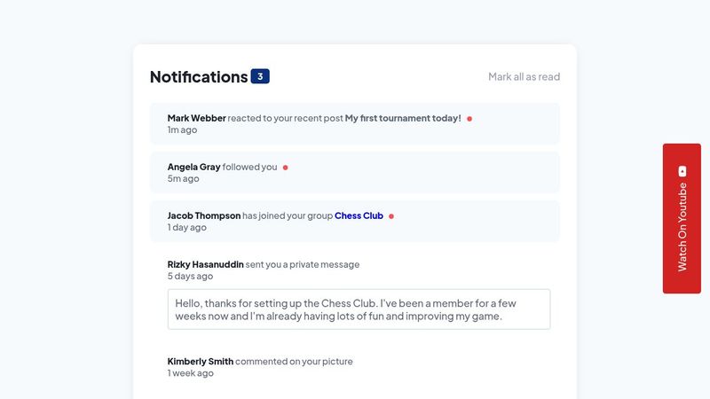 Notifications Page | Frontend Mentor Challenge | Day 14