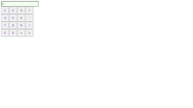 Simple Calculator Using HTML CSS & JAVASCRIPT