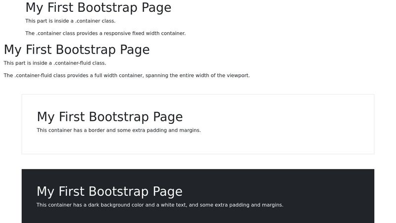 Bootstrap 5 Examples