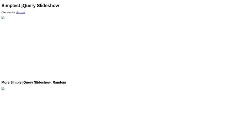 Slideshow using jQuery (1)