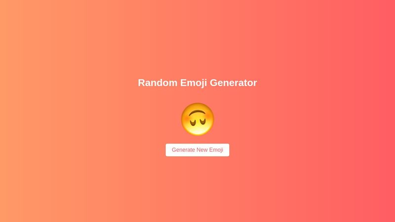 Random Emoji Generator