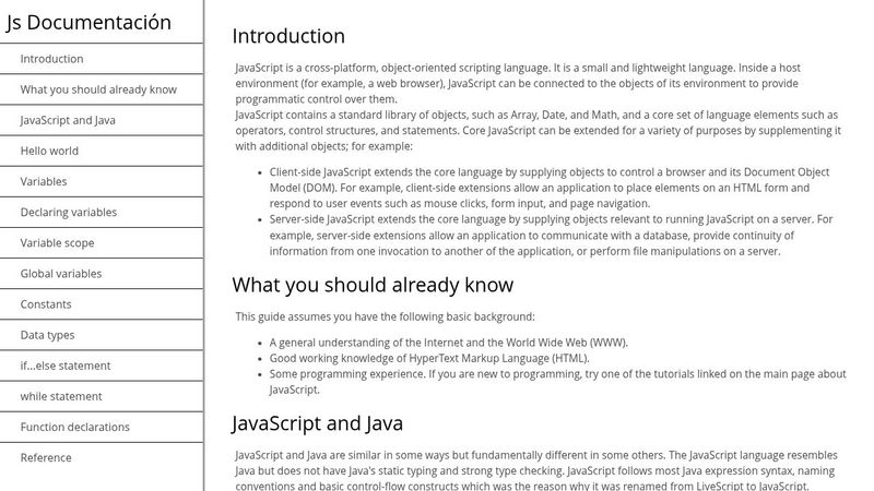 Technical Documentation Page