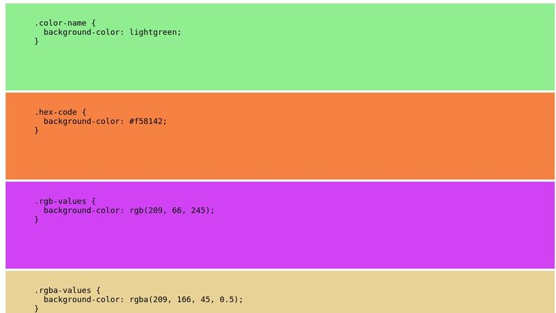 CSS Define Color