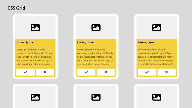 Responsive cards layout