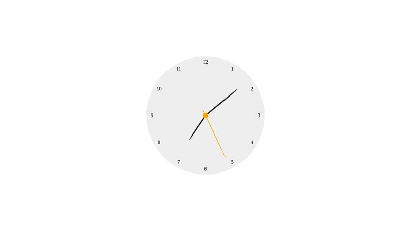 Analog Clock using js