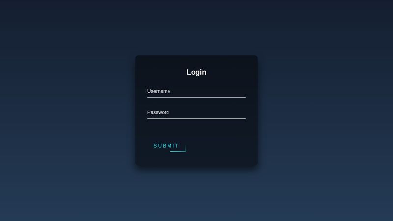 Cool Login Form