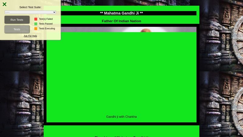 Tribute Page By Yash Kondewar