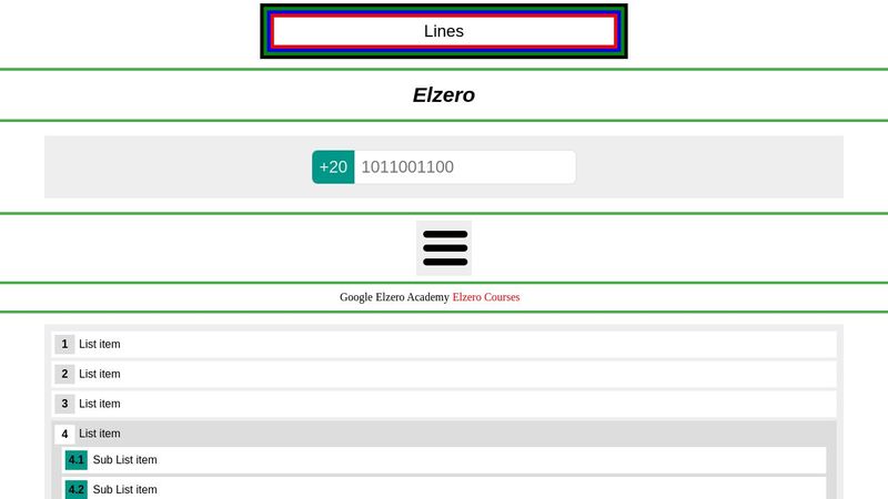 Elzero CSS Assignments Lesson From 1 To 88