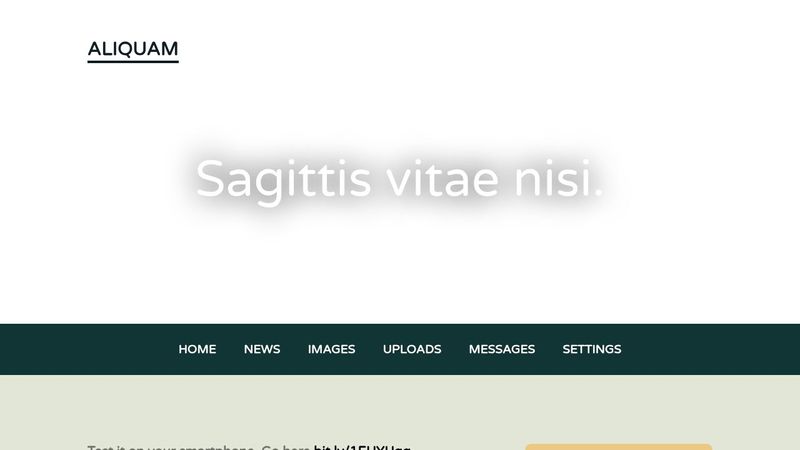 Responsive Scrollable Horizontal Menu