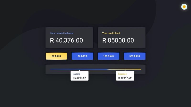 CodePen Home Banking Web App
