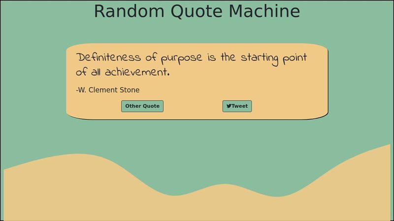 Random Quote Machine(FCC)