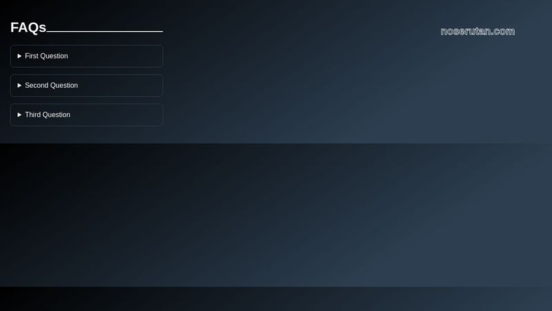 [HTML CSS Only] Simple Accordion FAQ without JS