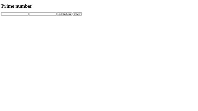 prime number checker