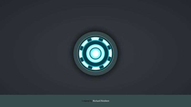 Iron Man Arc Reactor | Pure CSS