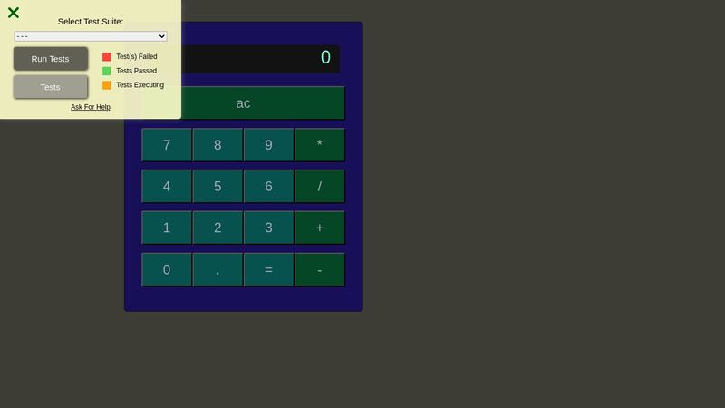 Javascript calculator - a FCC project