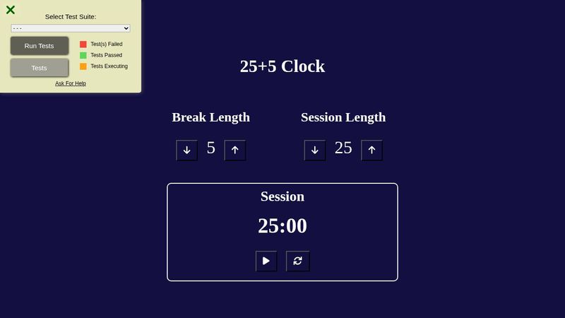 25+5 Clock